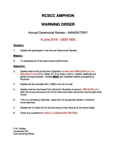 20180609 - ACR » RCSCC AMPHION